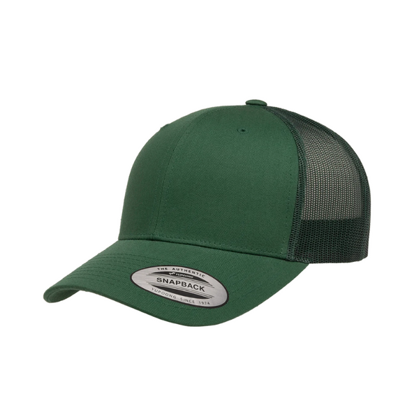 (APRIL) 6606-EVRGRN Retro Trucker Evergreen Cap snapback – Flexfit Pre ...